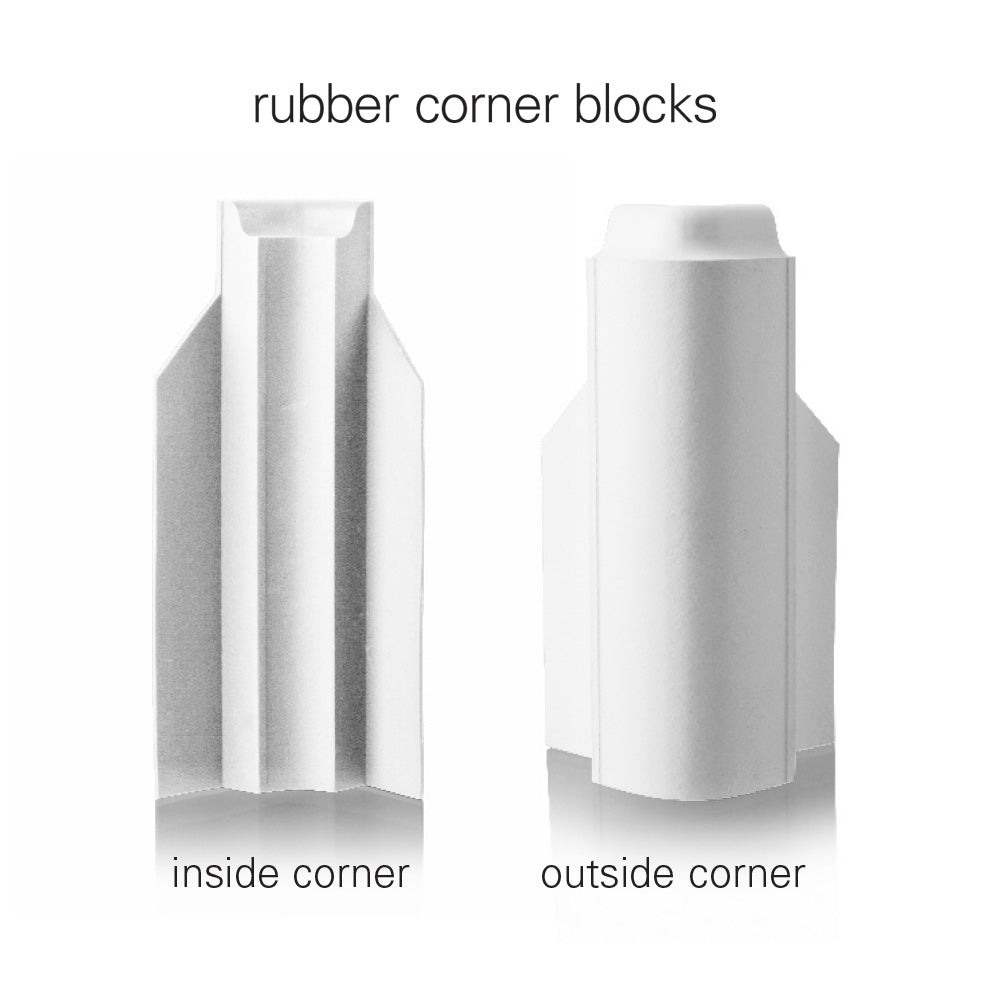 Rubber Corner Blocks (RCB) 4 3/4" | Factory Flooring Liquidators